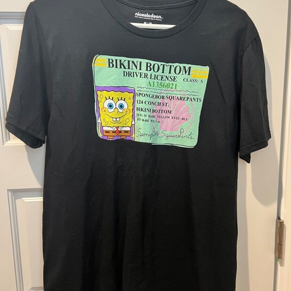 Shirts | Spongebob Drivers License T Shirt | Poshmark